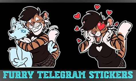 Create Pack Of Furry Discord Telegram Stickers Sfw Nsfw Animated 
