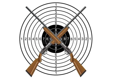 Rifle Target Vector Stock Vector Illustration Of Hunting 10393974