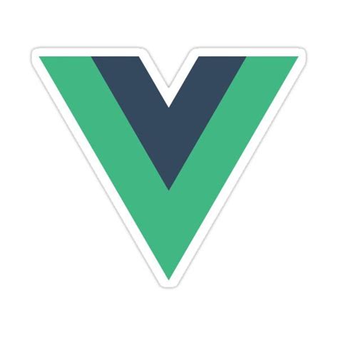 Vue Vuejs Sticker By Yourgeekside Stickers Logo Sticker Sticker Design