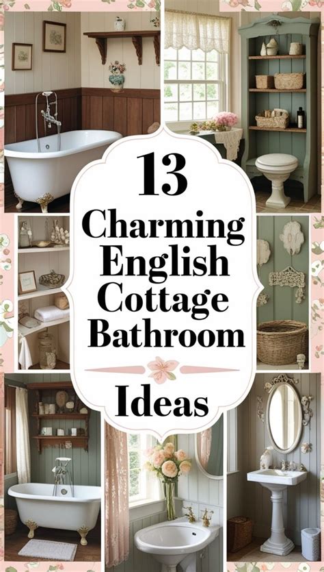13 English Cottage Bathroom Inspiration Vintage Meets Rustic Charm