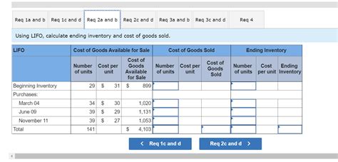 Solved Exercise 6 5 Algo Calculate Inventory Amounts When