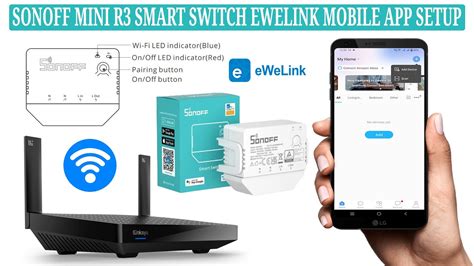 Sonoff Mini R3 Smart Switch Ewelink Mobile App Setup Video User Manual