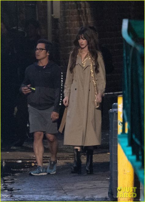 Anne Hathaway Films Intimate Kiss Scene With Nicholas Galitzine For The Idea Of You Photo