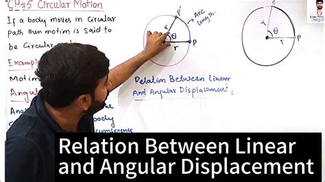 Relation Between Linear And Angular Displacement Circular And