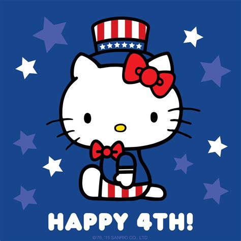 Happy 4th Of July Hello Kitty Independencedaytv