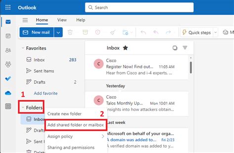 How To Add A Shared Mailbox In Outlook And Outlook Web