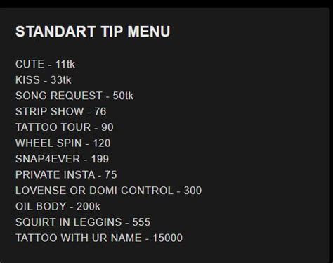Cómo crear un tip menu en Stripchat y ganar tokens