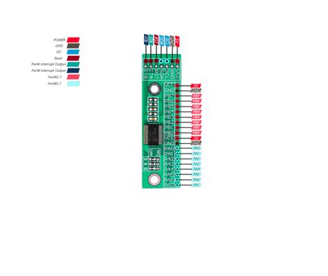 Conversor Mcp23017 Modulo Multiplexor Expansion 16 Pines I2c Robot
