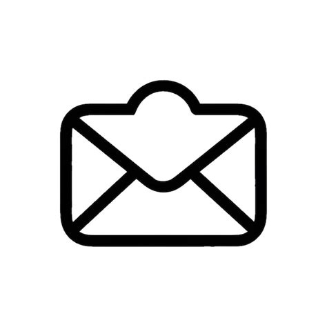 Premium Photo Email Symbol On White Background Icon For Easy Use
