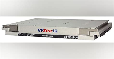 6u Openvpx Power Supply For Military And Government Applications Introduced By Behlman