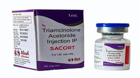 Triamcinolone Acetonide Injection 40 Mg Ml Packaging Size 1 Ml At In Amravati