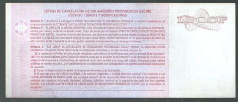 Argentina Lecop 5 Pesos Xf
