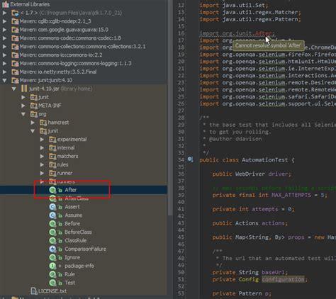 Java Why Am I Getting Cannot Resolve Symbol Stack Overflow