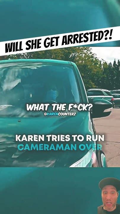 Crazy Karen Tries Running Over A Camera Man Shorts Karens Publicreaction Reaction Fyp