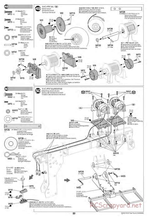 Tamiya Volvo Fh16 Globetrotter 750 8x4 Tow Truck Cutdown Manual