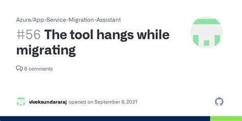The Tool Hangs While Migrating · Issue 56 · Azureapp Service