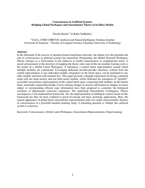 pdf consciousness in artificial systems bridging global workspace