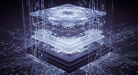 Data Layers Structure A Futuristic Vision Of Interconnected Digital