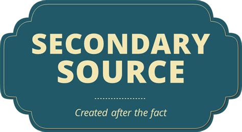 Secondary Source