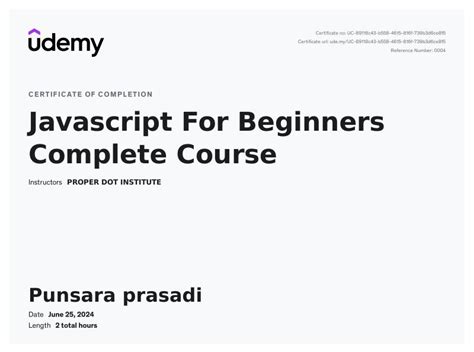 Punsara Prasadi On Linkedin Learningjourney Javascript Webdevelopment Udemy Codingskills