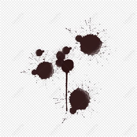 잉크 튄 효과 요소 Png 일러스트 무료 다운로드 Lovepik