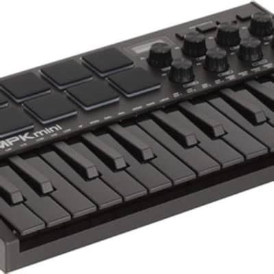 Akai MPK Mini MK Key MIDI Controller Black Reverb