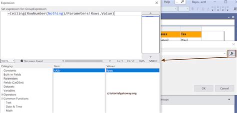 Limit Rows Per Page Using Ssrs Parameter