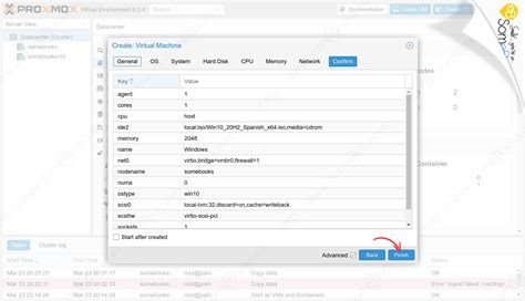 Crear una máquina virtual para Windows 10 en Proxmox VE SomeBooks es