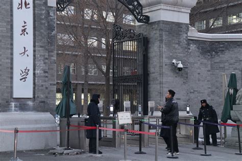 peking university to relax entry policy after professor s campus chase