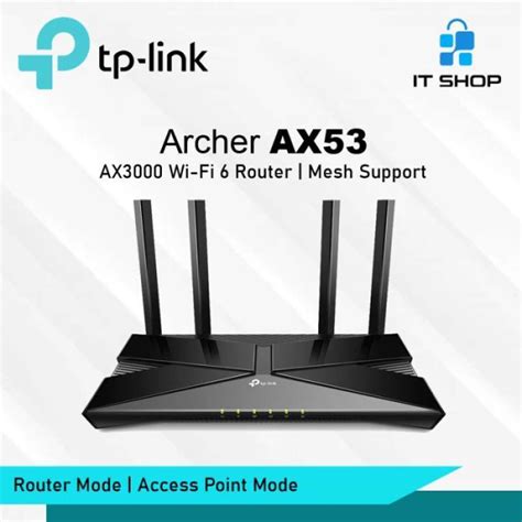 Jual Tp Link Archer Ax Ax Dual Band Gigabit Wi Fi Router Di Seller Velvet Store