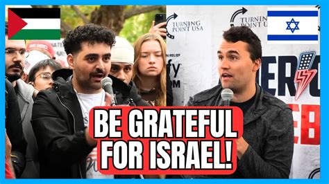 Charlie Kirk Stuns Palestinian “israel Is Special ”🔥 Youtube