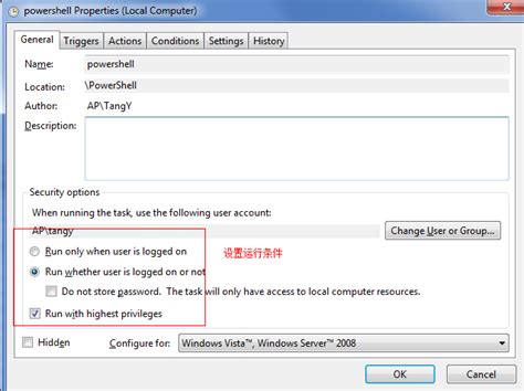 Windows Task Scheduler Run Powershell Script Windows计划任务执行powershell脚本