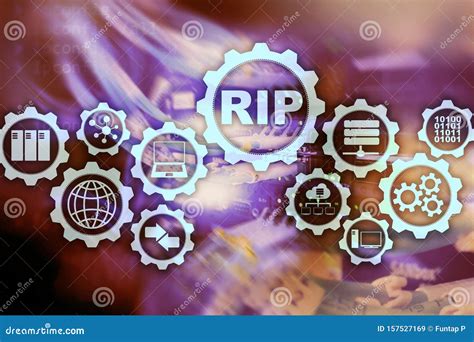 Rip Routing Information Protocol Technology Networks Cocept Stock Image Image Of Cocept