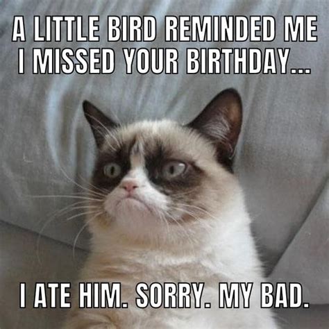 50 Funny Happy Belated Birthday Memes For Everyone