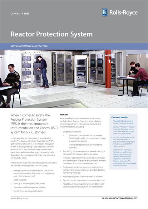 Pdf Reactor Protection System Rolls Royce · Reactor Protection System Customer Benefits
