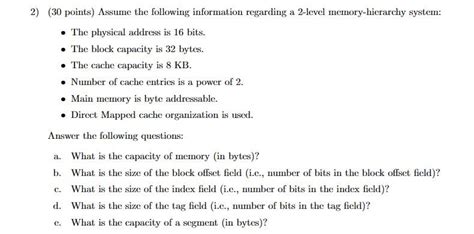 Solved Points Assume The Following Information Chegg
