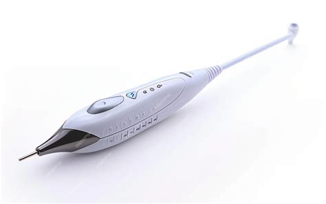 Premium Photo Ultrasonic Scaling In Dentistry On White Background