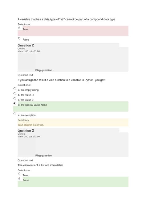 cs 1101 final exam leakage a variable that has a data type of str