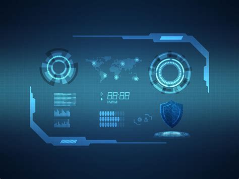 Abstract Futuristic Hud Display Interface Sci Fi Technology Vector Art At Vecteezy