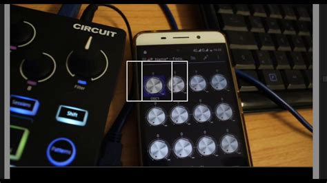 Novation Circuit Controlled By Android 6 0 Device With Midi Commander