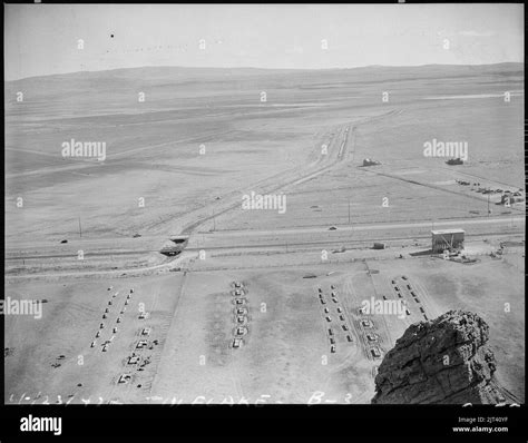 Tule Lake California A Panoramic View Showing Site Of Tule Lake War