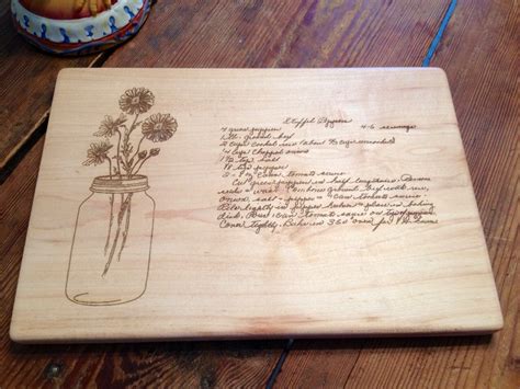 Glowforge Recipe Cutting Board