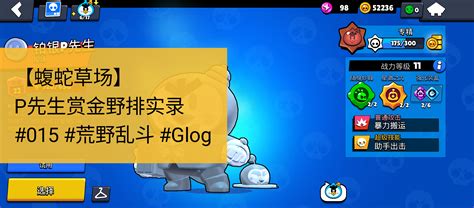 蝮蛇草场 P先生赏金野排实录 荒野乱斗 Glog 荒野乱斗攻略 小米游戏中心