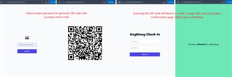 GitHub - benclmnt/attendsys: QR code based attendance system, similar ...