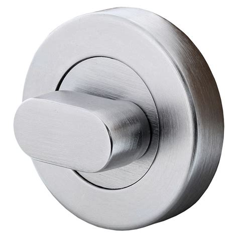 Lockwood Velocity Small Round Turn Snib Satin Chrome Brushed Vsr7sc