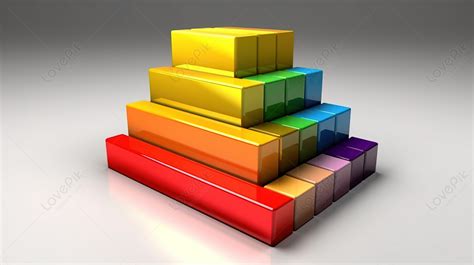 상징적인 3d 막대 그래프 비즈니스 성장 배경 차트 배경 그래프 아이콘 배경 이미지 Hd 비즈니스 성장 차트 그래프