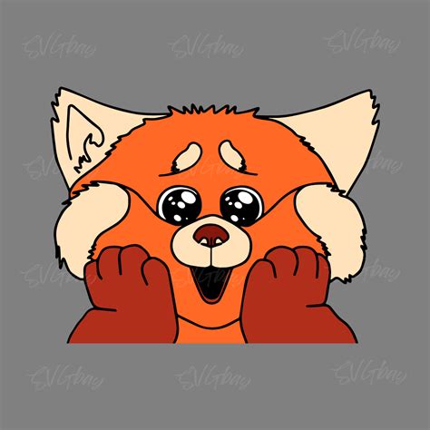 Turning Red Mei Lee Clipart Svg Png Digital Download Files Inspire Uplift