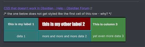 CSS That Doesn T Work In Obsidian Help Obsidian Forum
