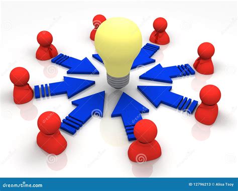 Fresh idea concept stock illustration. Illustration of friends - 12796213