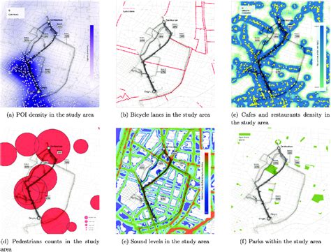 Spatial Analysis Of The Study Area Augmented With Participants Walking Download Scientific